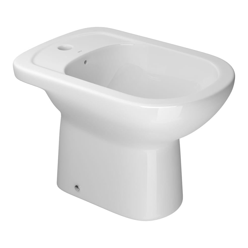 Bidê 1 Furo sem Ducha Vertical Vogue Plus Branco - DECA