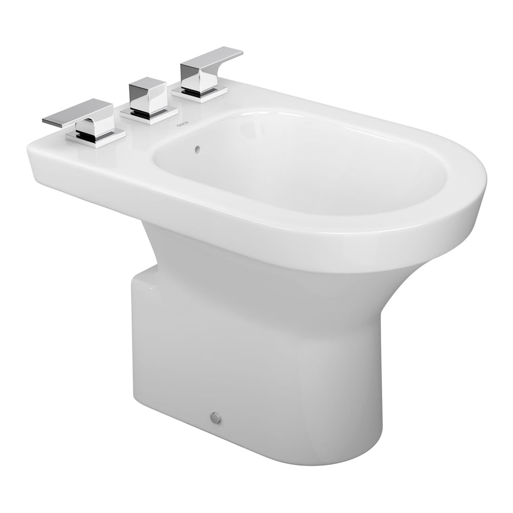 Bidê 3 Furos Level Branco - DECA - Horus Acabamentos