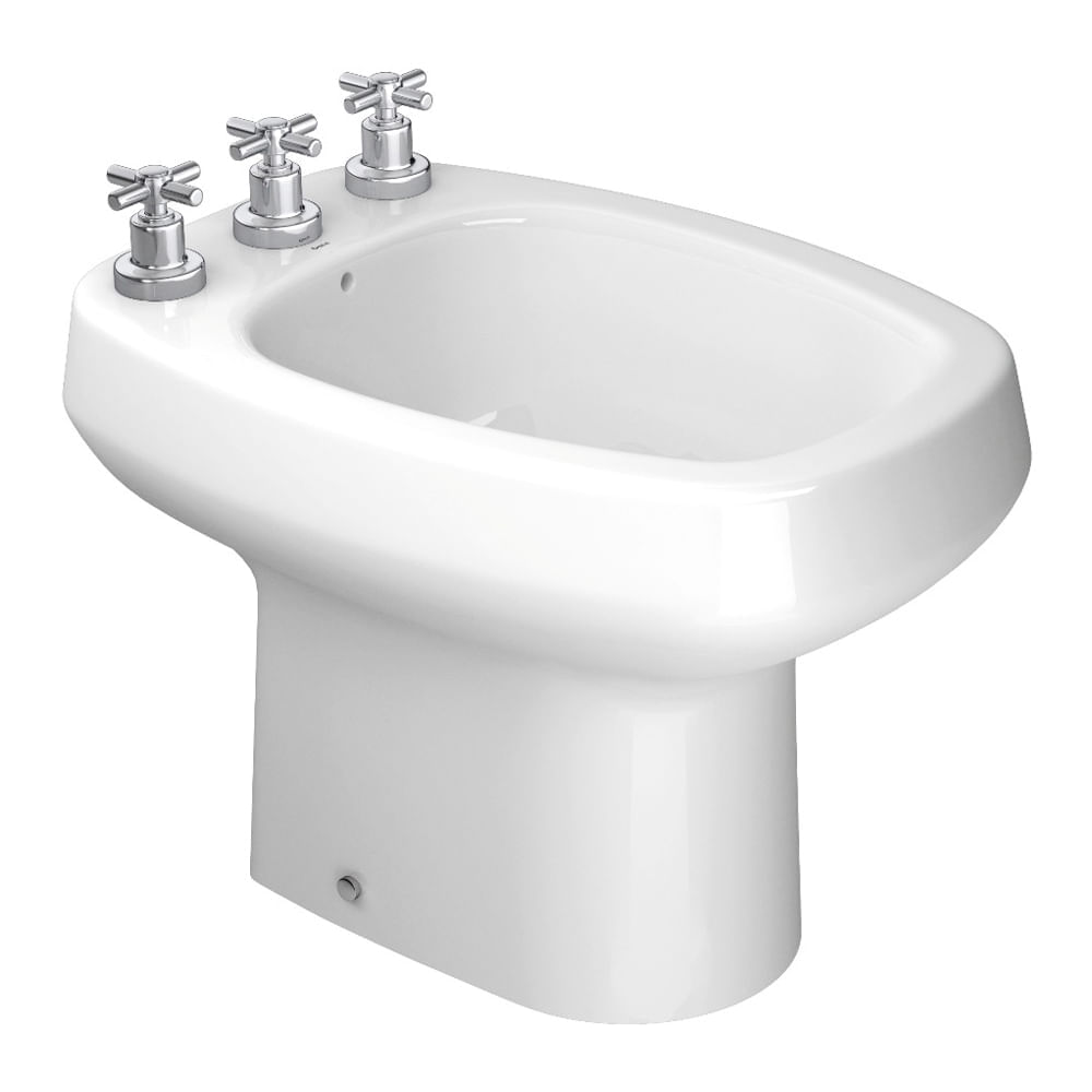 Bidê 3 Furos Monte Carlo Branco - DECA - Horus Acabamentos