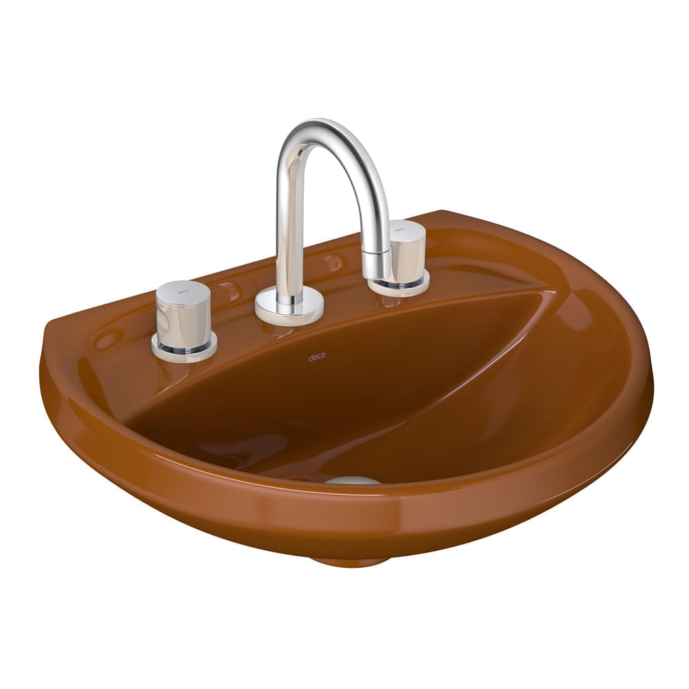 Lavatório Izy/Ravena 45,5X36cm Caramelo - DECA