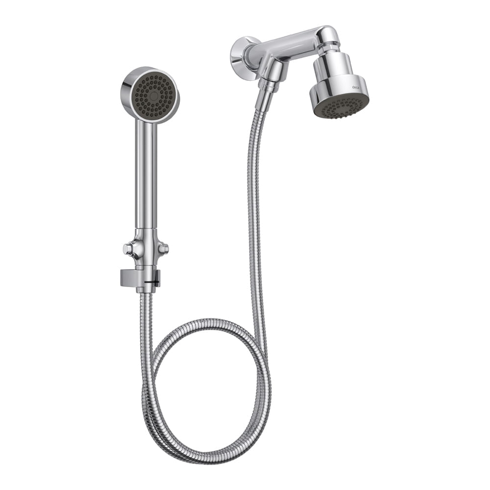 Chuveiro de Parede com Desviador e Ducha Manual Aspen Cromado - DECA - Horus Acabamentos