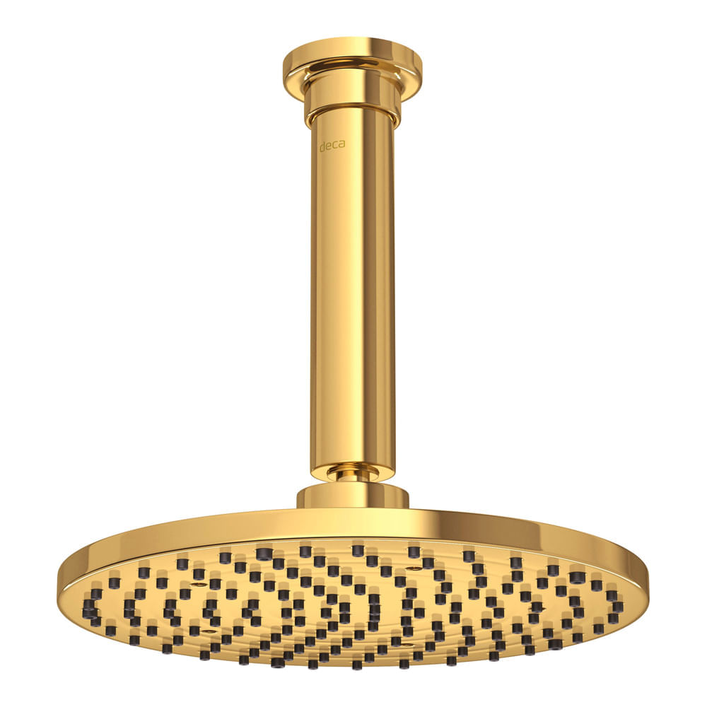 Chuveiro de Teto com Tubo Aquamax Gold - DECA - Horus Acabamentos