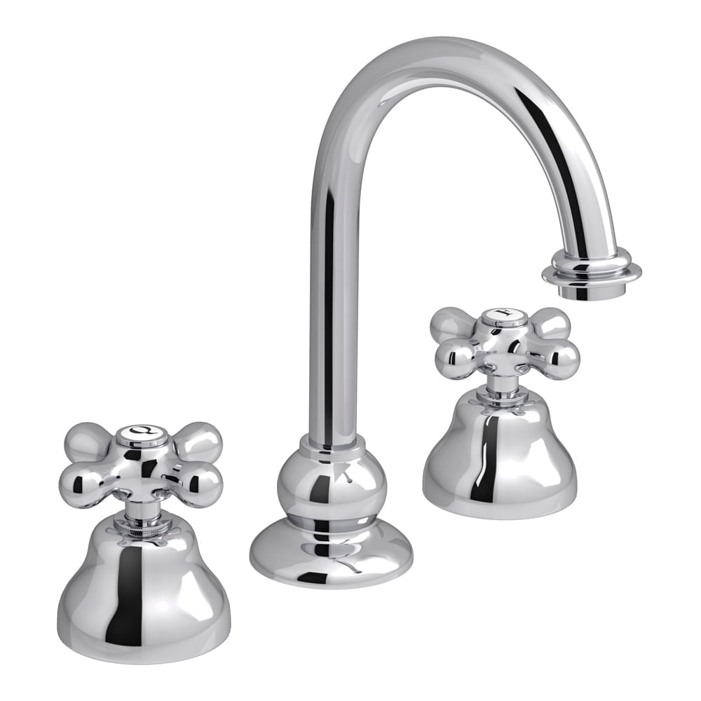 Misturador de Mesa Lavatório Bica Alta Belle Epoque Tradicional 1/2 ...