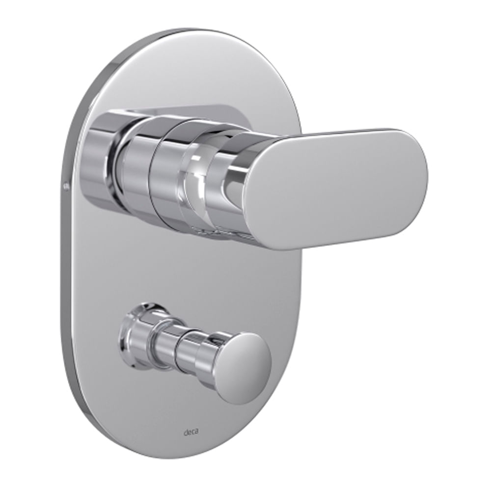 Misturador Monocomando 4 Vias de Parede Chuveiro Drop 3/4" Cromado - DECA