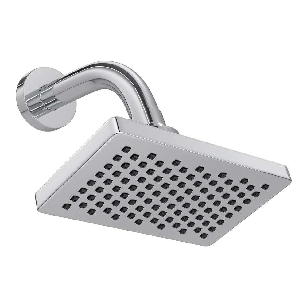 Chuveiro de Parede com Tubo Quadrado Flex Standard Cromado - DECA ...