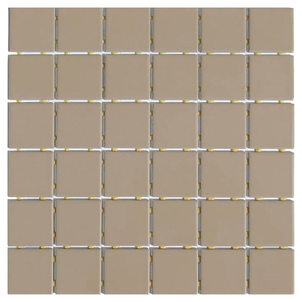 Pastilha Cerâmica Porcelana Capuccino 5X5 Placa 30X30cm - 1012019007