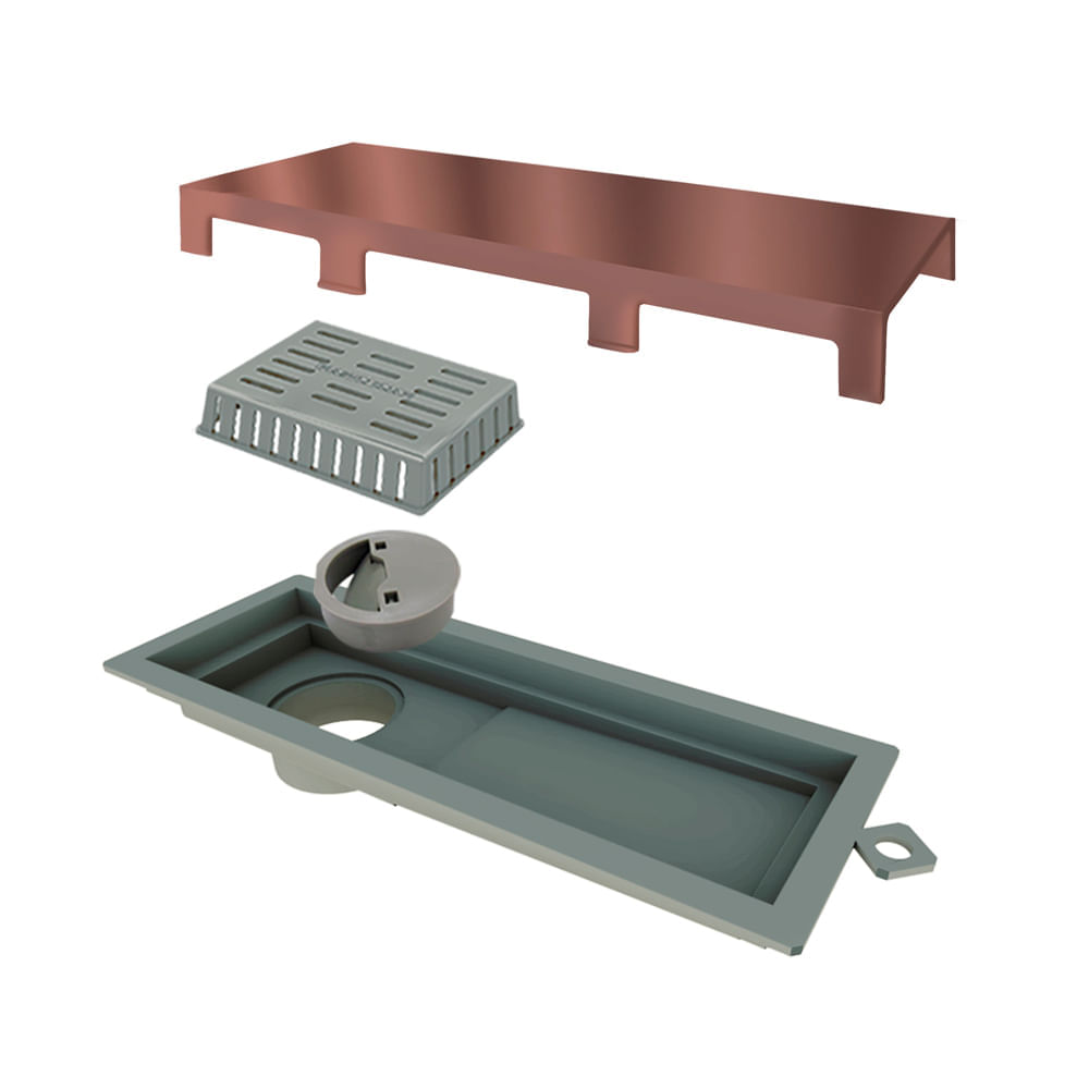 Ralo Linear PVC Elleve Tiny 25cm Rose Gold - RALO LINEAR - Horus ...