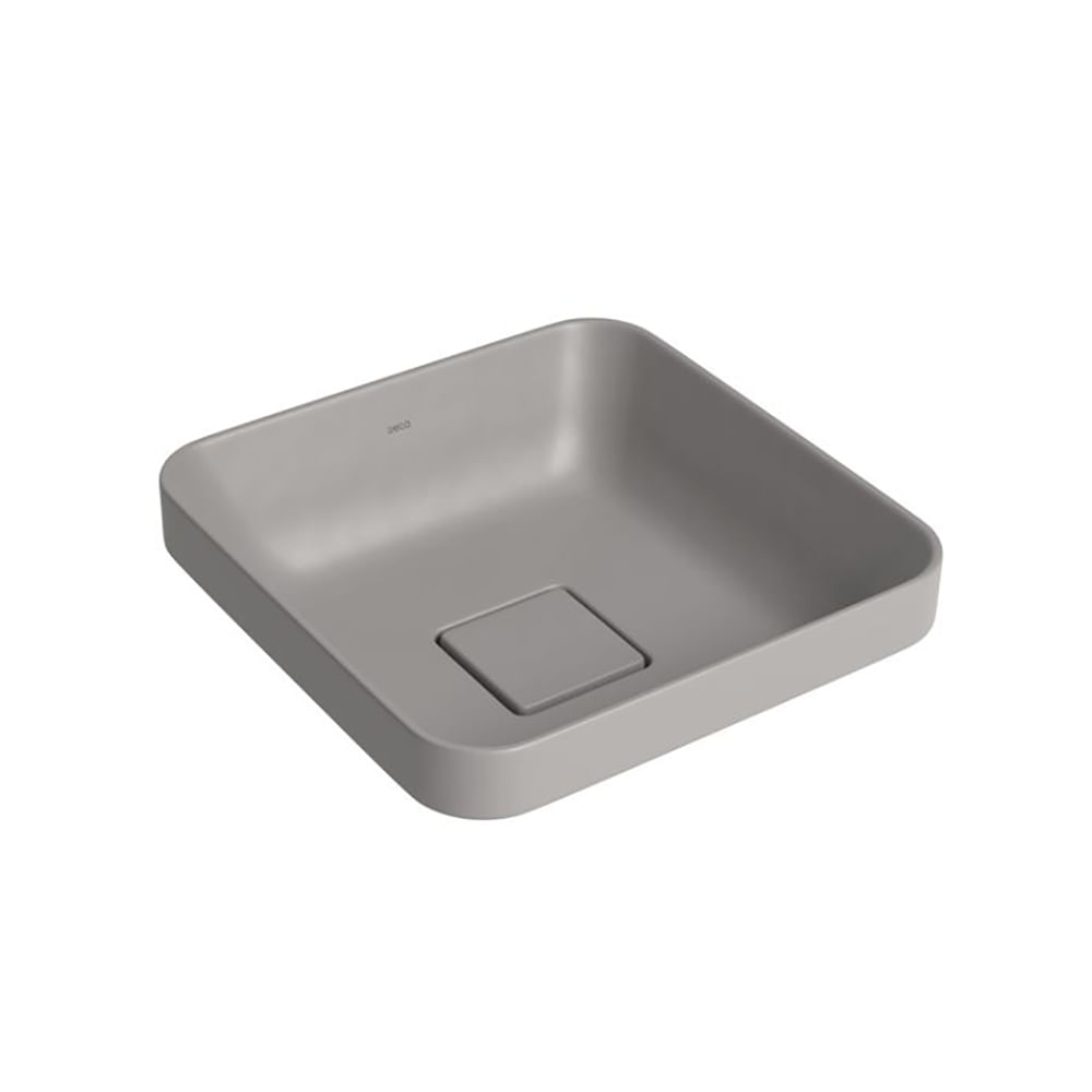 Cuba de Sobrepor Quadrada 30X30cm Cinza Antracite - DECA - Horus ...