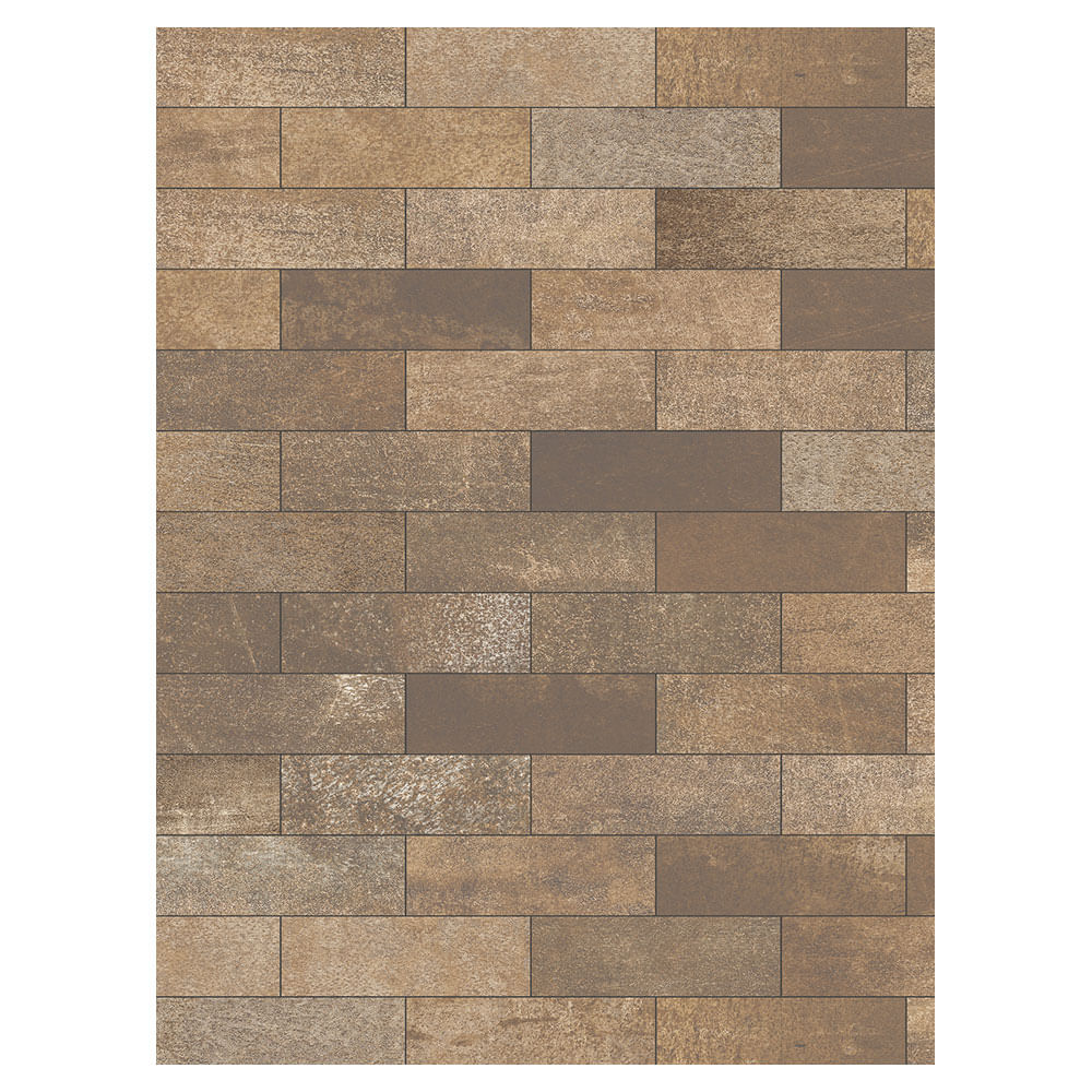 Revestimento My Bricks Steel Brown 77,5X24,1cm Matte Bold - PORTINARI ...