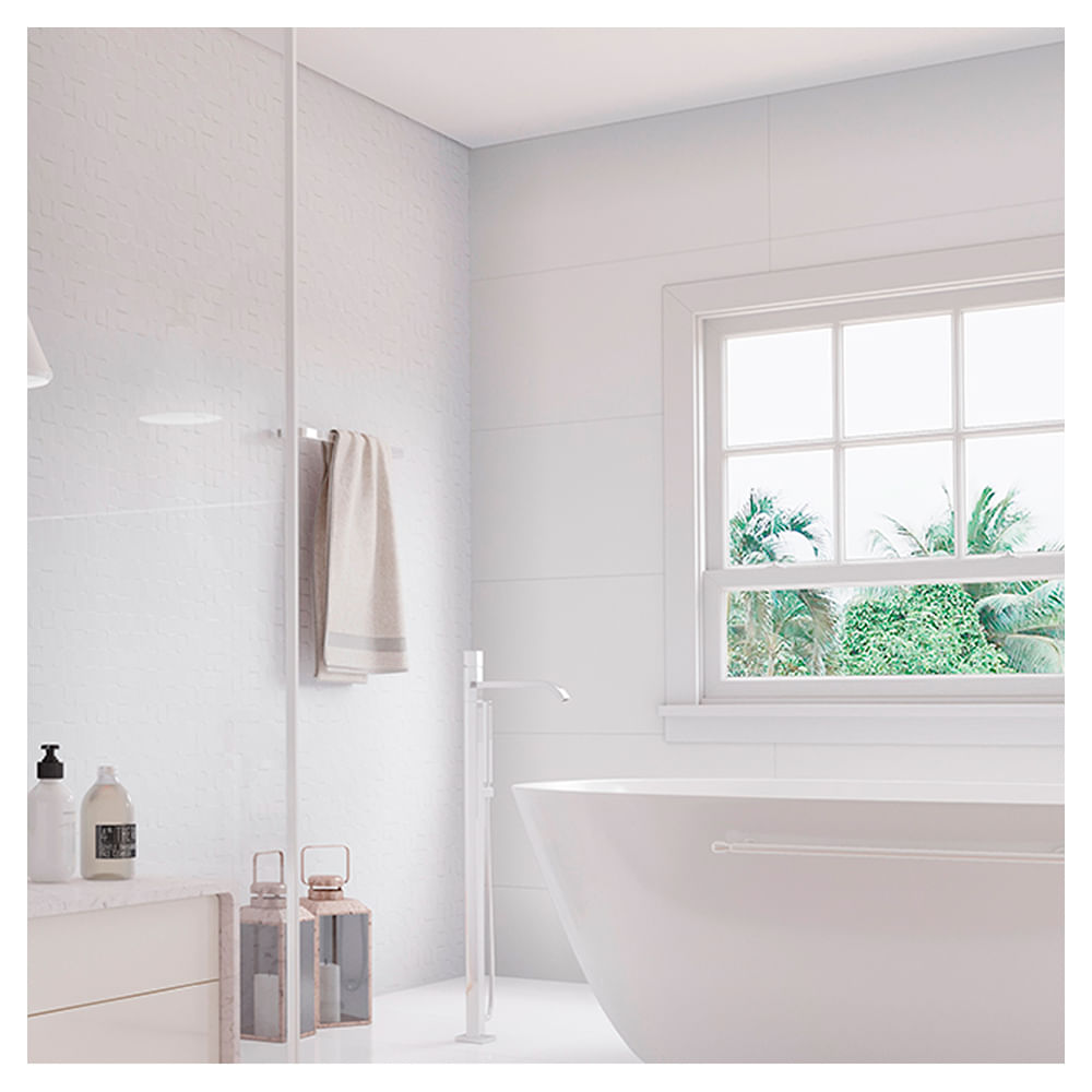 Revestimento Cotton Lux Bianco 32X60cm Po Retificado - BIANCOGRES ...