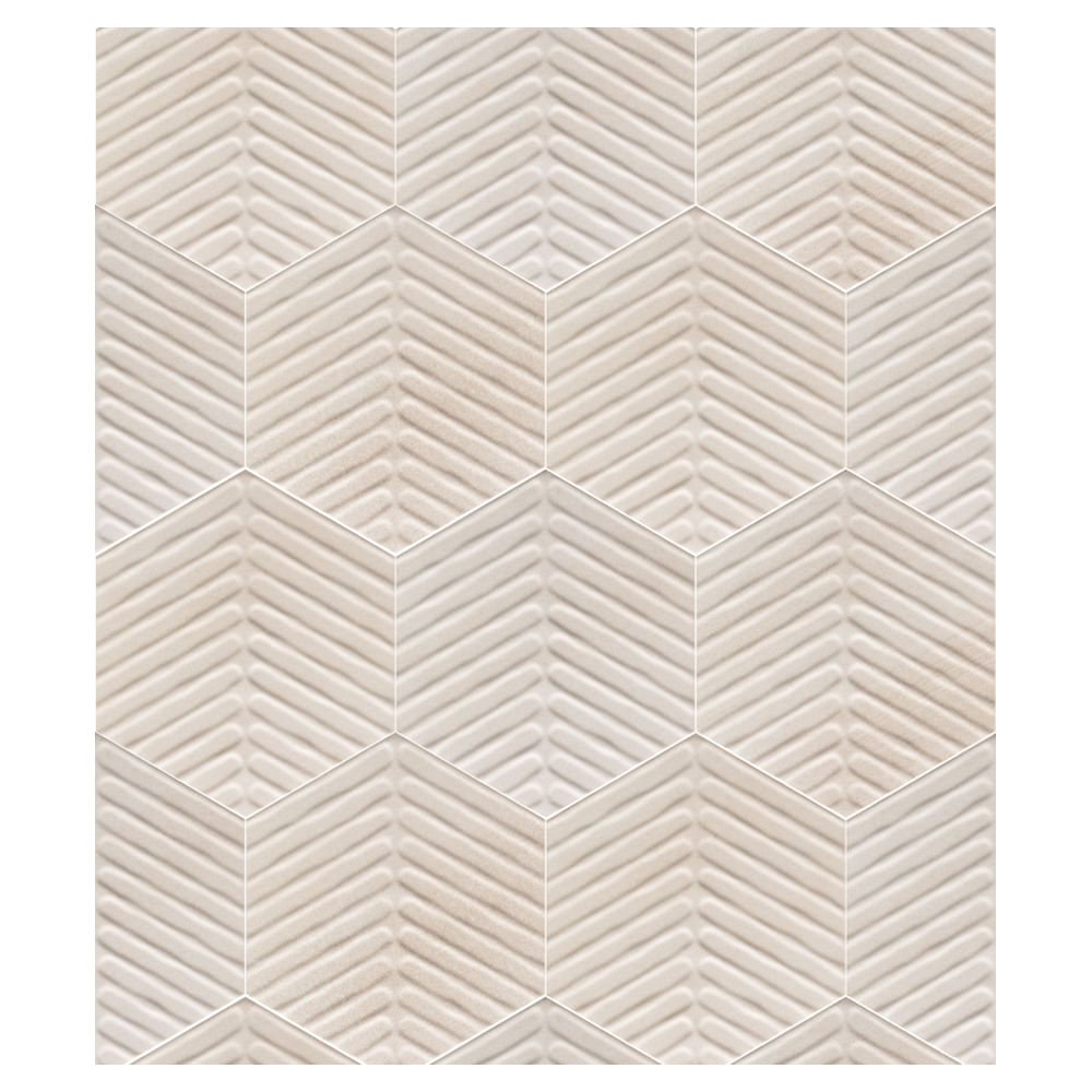 Porcelanato Esmaltado Solos Hex Chevron Shell 18X20,8cm Ma Bold ...