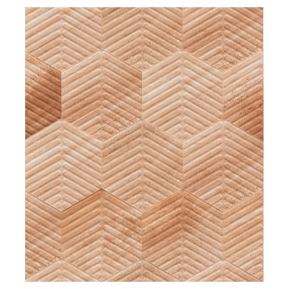 Porcelanato Esmaltado Solos Hex Chevron Cotto 18X20,8cm Ma Bold ...
