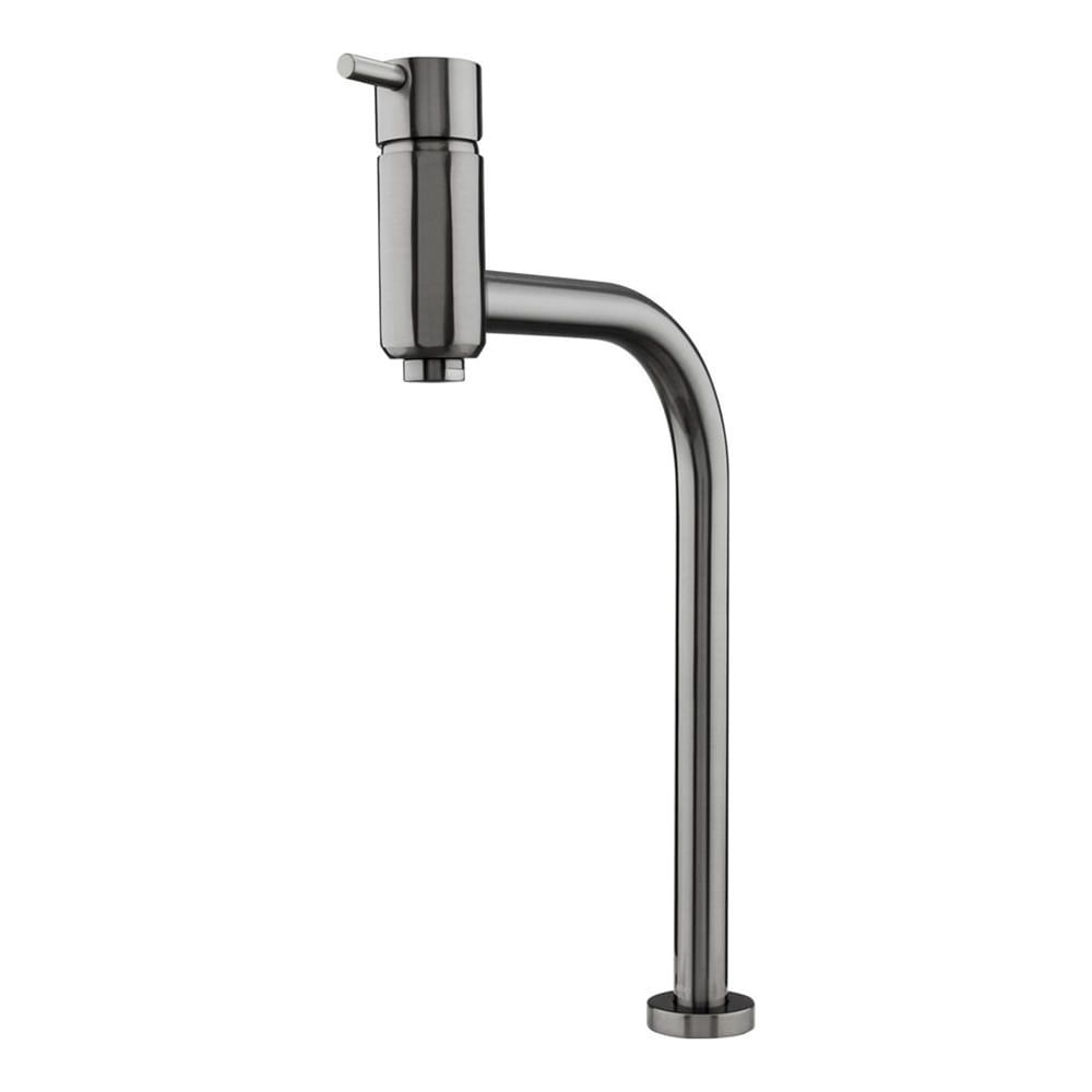 Misturador Monocomando de Mesa Lavatório Bica Alta Sobrepor Slim 1.1/2 ...