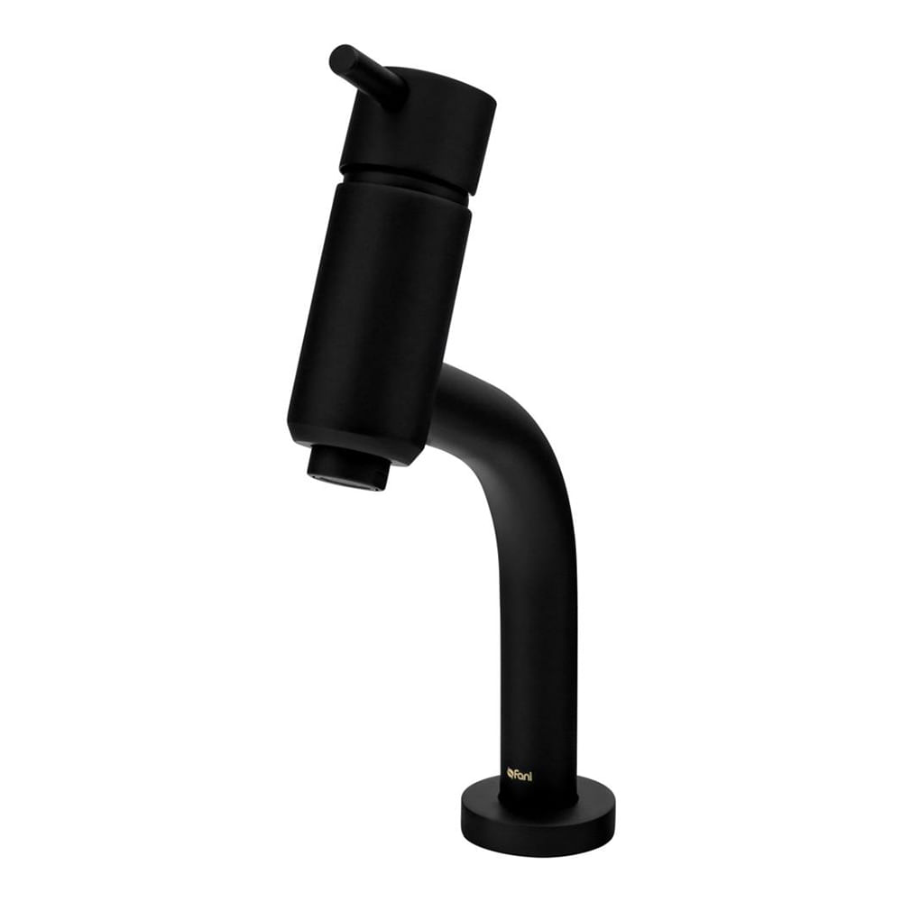 Misturador Monocomando de Mesa Lavatório Bica Baixa Slim 1.1/2" Black ...