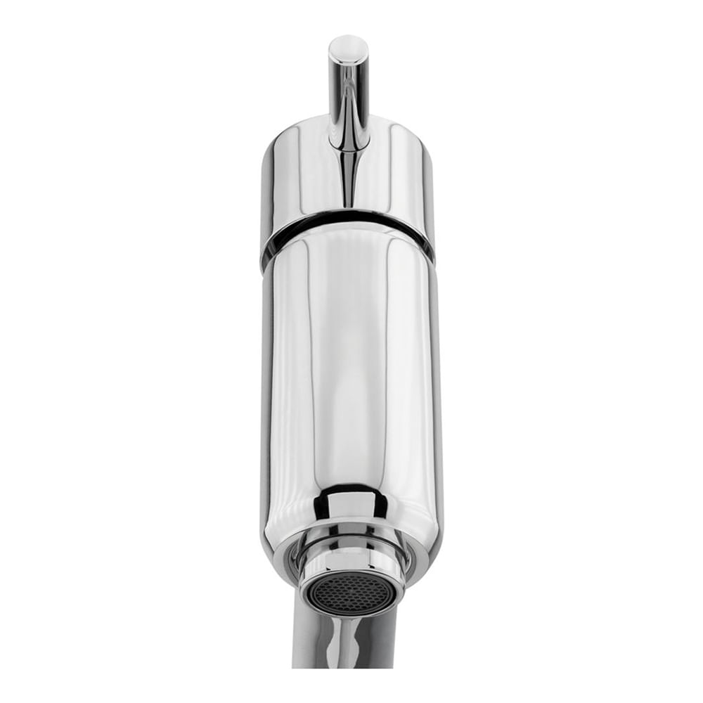 Misturador Monocomando de Mesa Lavatório Bica Baixa Slim 1.1/2" Cromado ...