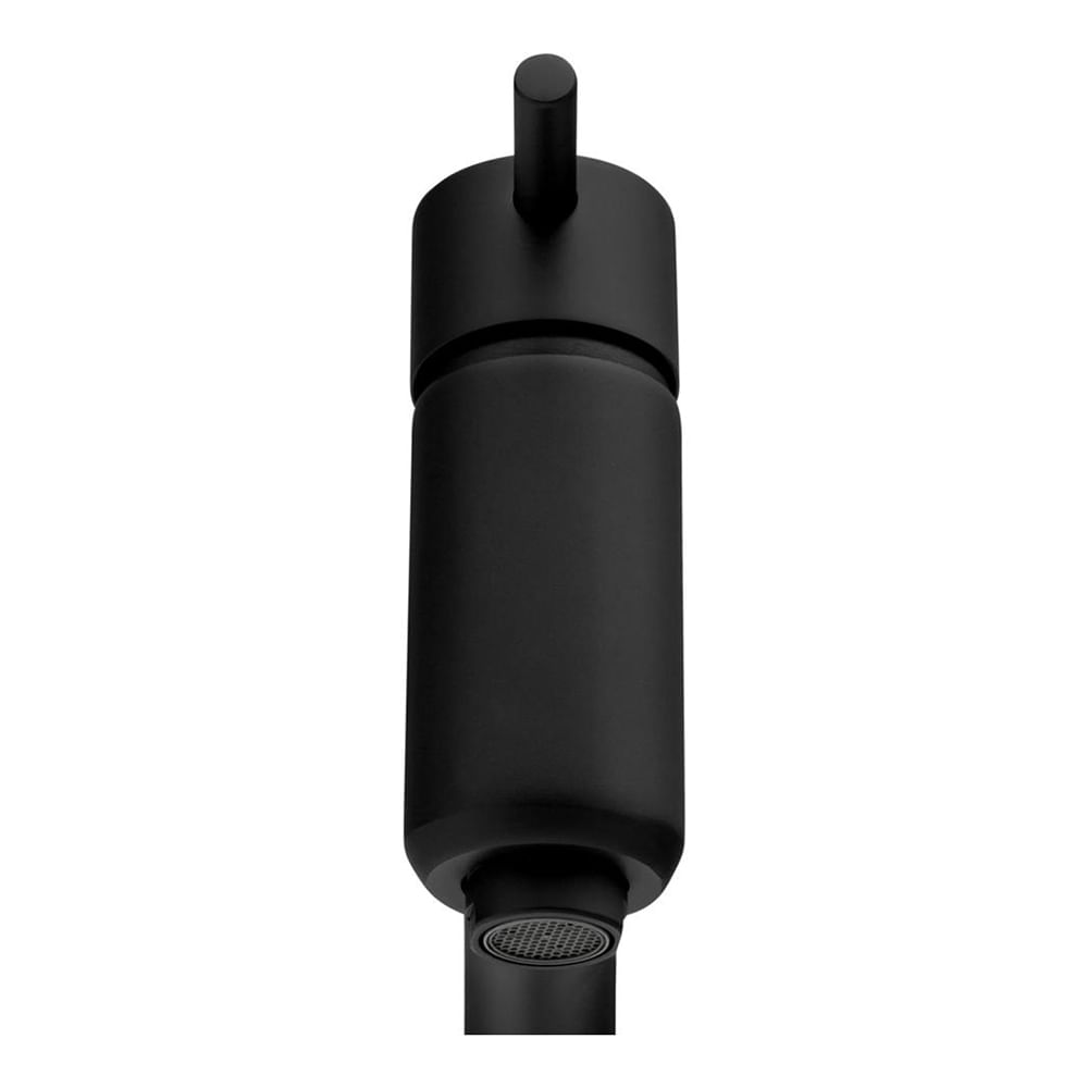 Misturador Monocomando de Mesa Lavatório Bica Baixa Slim 1.1/2" Black ...