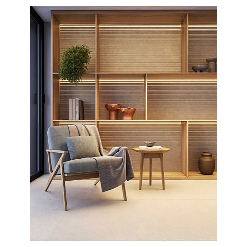 Revestimento Flow Dominique Beige 45X90cm Satin Retificado - BIANCOGRES ...